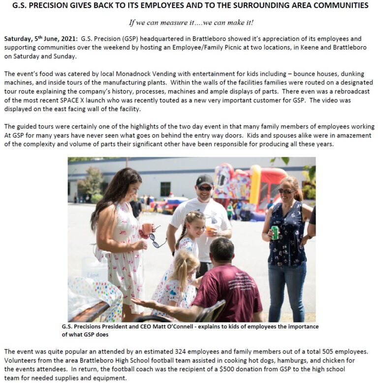 GS Precision | Press Releases